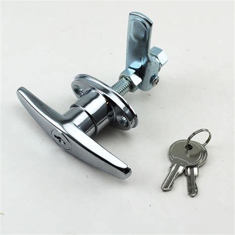 Zinc Alloy T Handle Lock Kit With Keys For Truck And Garage Door Security
