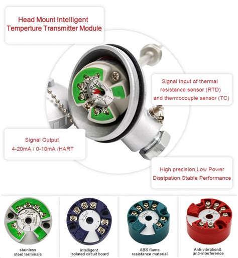 Temperature Transmitter Module Thermocouple To 4 20ma Converter Head