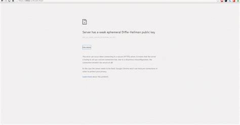 web maxtor cisco cucm weak ephemeral diffie hellman public key