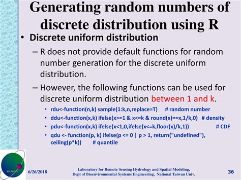 Stochastic Hydrology Stochastic Simulation I Univariate Simulation Ppt Download
