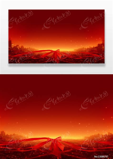红色喜庆丝带红色背景高清图图片下载红动中国