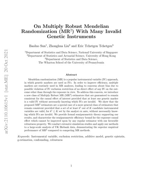 on multiply robust mendelian randomization mr 2 with many invalid