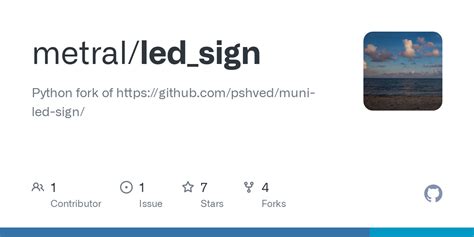 Github Metral Led Sign Python Fork Of Https Github Pshved Muni Led Sign