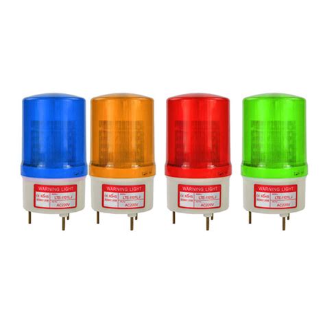Strobe Warning Light 12v 24v Dc 110v 220v Ac Φ90mm