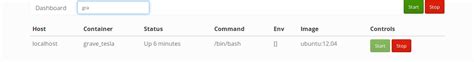 Github Jheise Docker Dashboard A Quick Dashboard To Show What Is Running In Docker On A