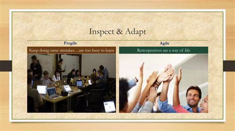 Be Agile Not Fragile PPT