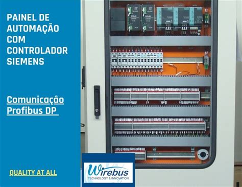 Painéis com CLP Controlador Lógico Programável Wirebus