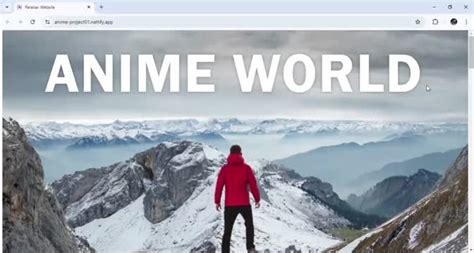 Ritik Anand On Linkedin Anime Html Css Parallax
