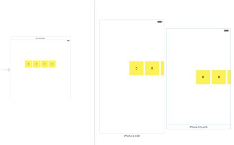 Xcode Alignment Of Buttons In View Stack Overflow