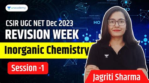 Inorganic Chemistry Csir Net Revision Week Part 1 Csir Ugc Net