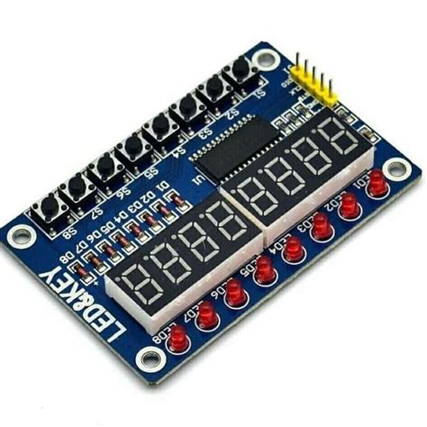 Jual Tm Trainer Module I O Input Output Bit Digit Segment Led Key Efgad Kualitas Baik