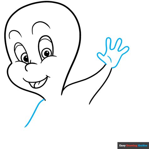 How To Draw Casper The Friendly Ghost Really Easy Drawing Tutorial