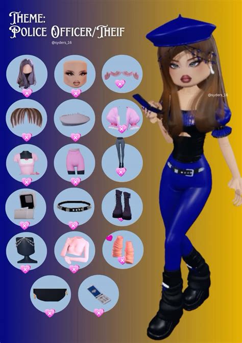 💋 Roblox Dti Theme Police Officer This Is A Thief In 2024 Gaming