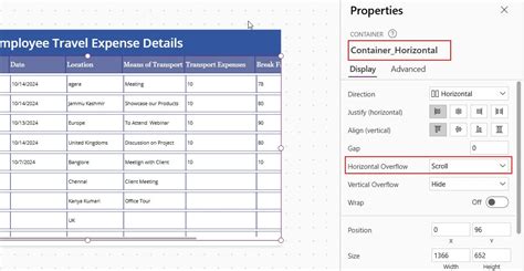 Create A Horizontal Scrollable Gallery In Power Apps