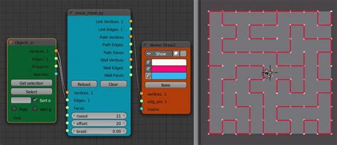 Maze Mesh Node Diagram Blender Maze 3d Maze