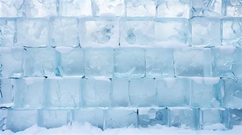 멋진 얼음 벽돌 질감을 보여주는 서리가 내린 장벽 북극 이글루 하우스 싸늘한 쌀쌀한 얼음 패턴 배경 일러스트 및 사진 무료