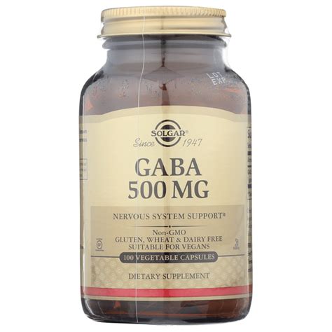 Solgar Gaba 500 Mg (100 ct) Delivery or Pickup Near Me - Instacart