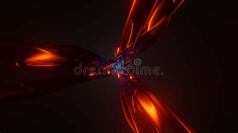 Abstract Red Blue Strobe Futuristic Psychedelic Hypnotic Vj Seamless