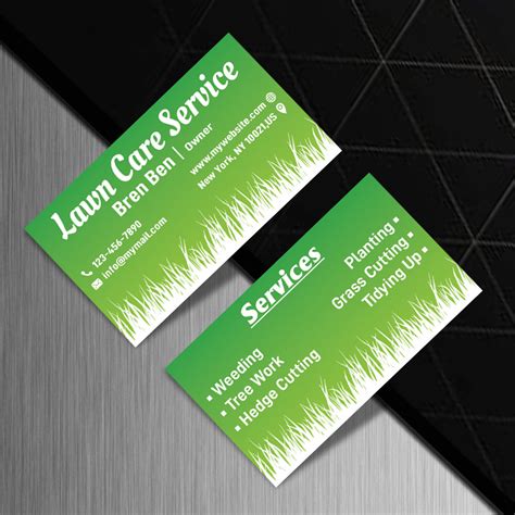 Landscaping Mulch Business Cards At Joyce Haynes Blog