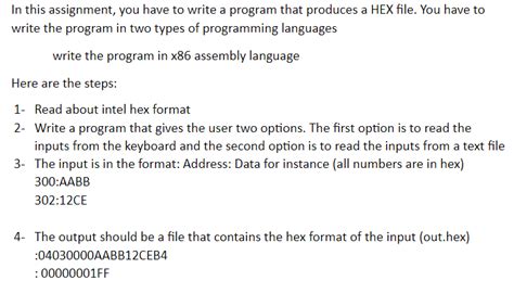 Solved In This Assignment You Have To Write A Program That
