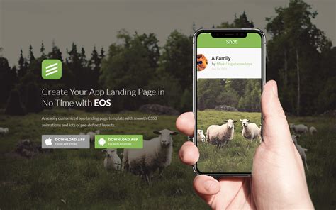 EOS A Responsive Bootstrap App Landing Page