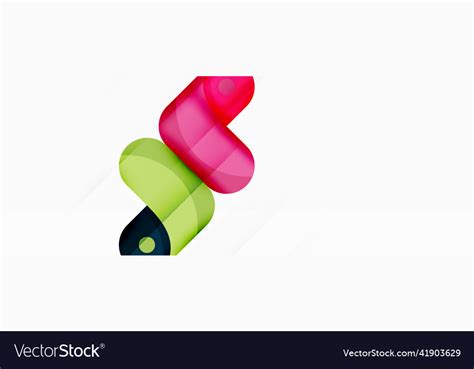 Creative Geometric Wallpaper Round Arrow Shape Vector Image