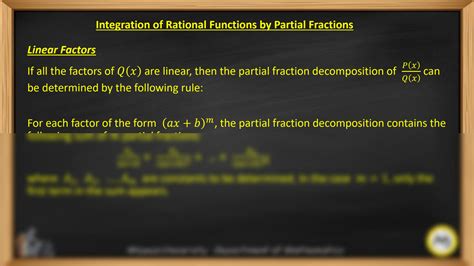 SOLUTION Lesson 10 Integration Of Rational Functions Studypool