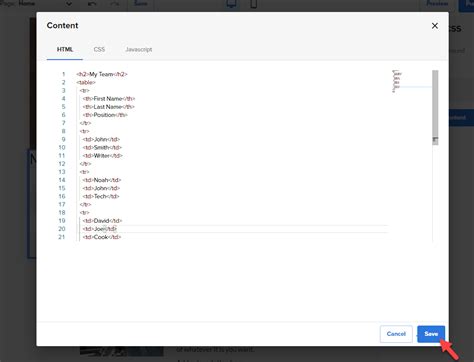 how to add html to a website builder for wordpress