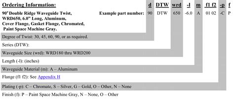 double ridge waveguide twist assemblies space machine