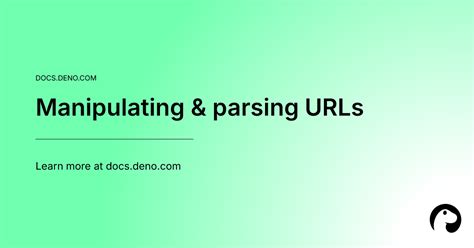 Manipulating And Parsing Urls