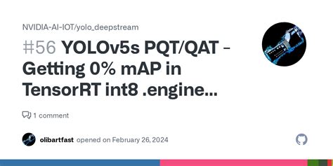 Yolov S Pqt Qat Getting Map In Tensorrt Int Engine Models Issue Nvidia Ai Iot