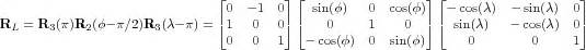 coordinates trasformation from ecef to enu geographic information