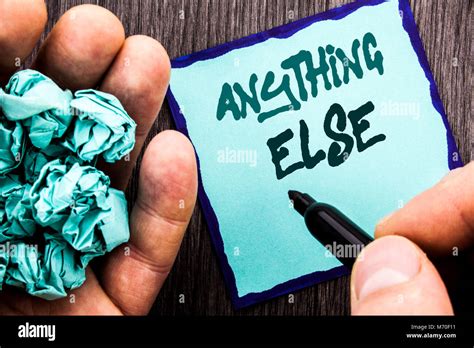 Announcement Text Showing Anything Else Business Concept For Ask Asking Question To Have Answer