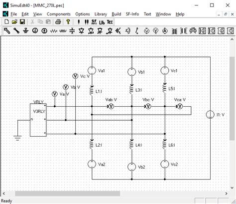 Mmc 201 Level Main Converter Circuit In The Simupec Schematic Window