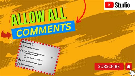 ALLOW DISABLE COMMENTS YOUTUBE YouTube