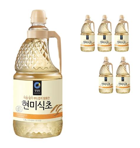 청정원 현미 식초 18l 6개 1319190 티몬