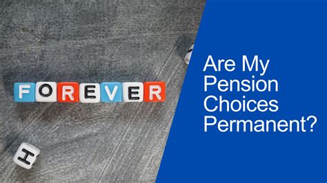 Are My Psers Pension Choices Permanent Teachersretire