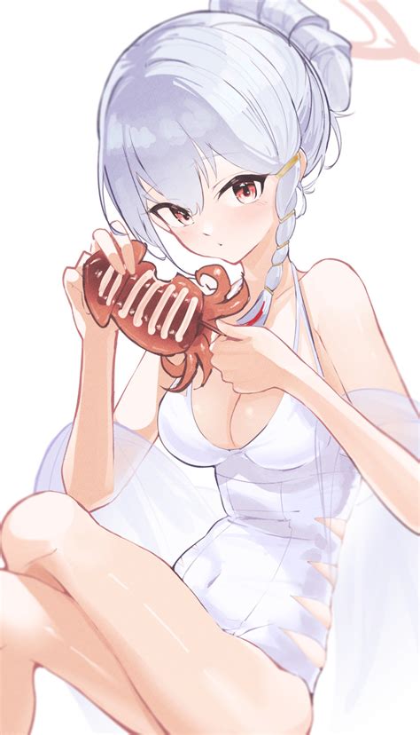 Tatara Alnath May Haruna Blue Archive Haruna Swimsuit Blue