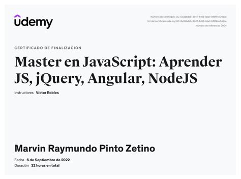 Marvin Pinto On Linkedin Udemy Course Completion Certificate