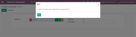 Pemrograman Javascript Pada Odoo Bagian Lima Dialog Catatan Ngasturi