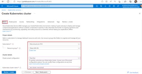 Creating An Azure Kubernetes Service AKS Cluster Step By Step Merocloud
