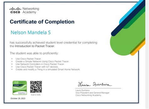 Nelson Mandela S On Linkedin Cisco Packettracer Networkessentials