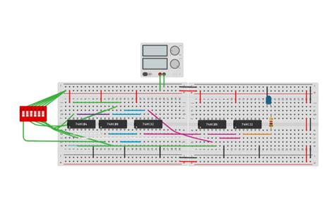 Circuit Design 41 Mux Tinkercad