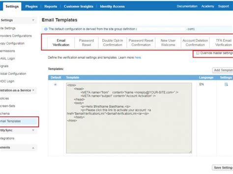 Html Table For Email Template Email Templates Gigya Documentation Developer 39 S Guide