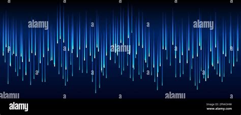 Dark Blue Technology Sci Fi Abstract Matrix Futuristic Background Computer Data Stream Vector