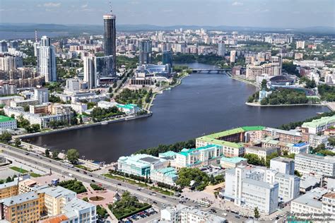 Yekaterinburg Russia Город Умный город Летнее путешествие
