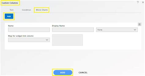 Custom Column Micro Chart Aiv