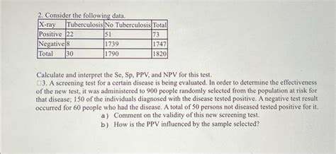 2 Consider The Following Data Calculate And