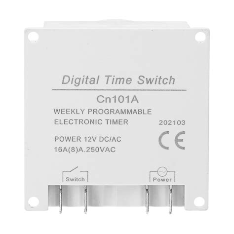Timer Weekly Programmable Digital Timer Switch Panel Mounted Electrical Timer 16 Independent On