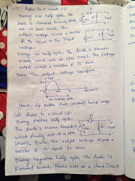Solved Sketch The Output V Out On A Set Of Axes For Circuits “a